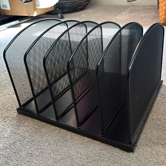 Office Depot | Office | Office Depot Brand 5 Compartment Black Metal ...